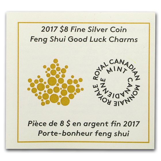 Buy 2017 Canada 2/3 oz Silver $8 Feng Shui Good Luck Charms | APMEX