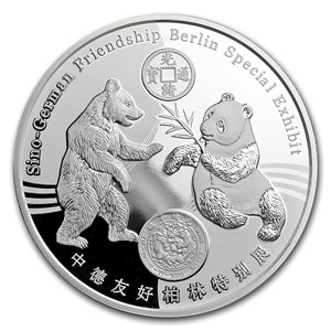 Buy 2017 China 1 oz Silver Panda Proof (Berlin World Money Fair) | APMEX