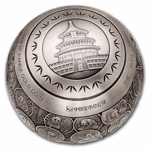 Buy 2017 China 888 gram Silver Panda 35th Anniv Sphere | APMEX