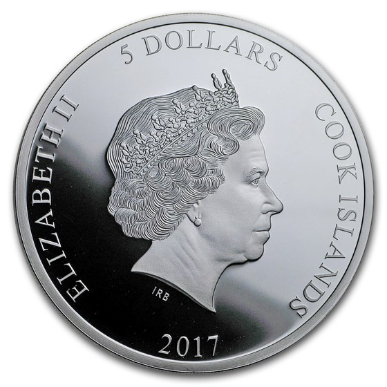 Buy 2017 Cook Islands 1 oz Silver $5 Guy Fawkes Mask II | APMEX