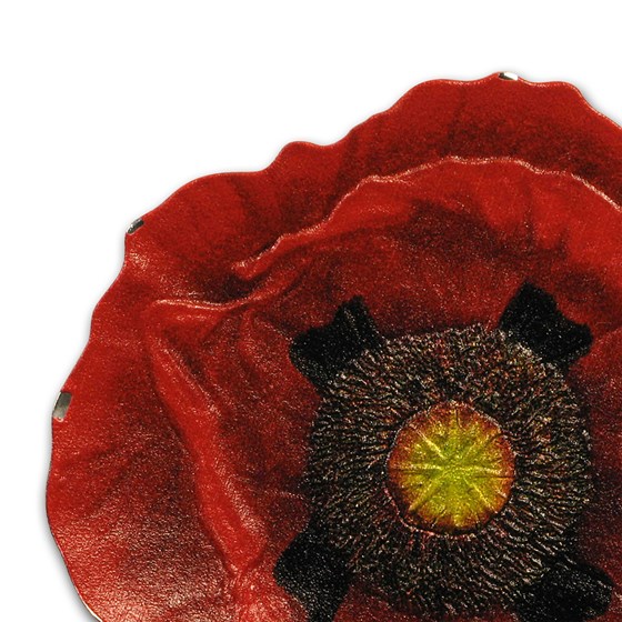 Buy 2017 Cook Islands 1 oz Silver Remembrance Poppy Shape Coin (Dmgd ...