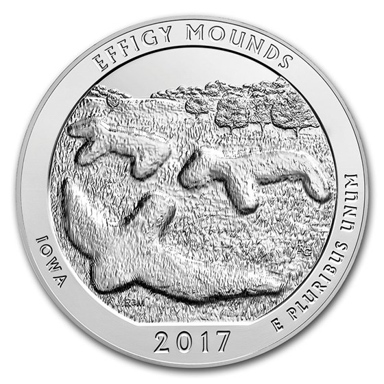Buy 2017-D ATB Quarter Effigy Mounds 40-Coin Roll BU (Mint Wrapped) | APMEX