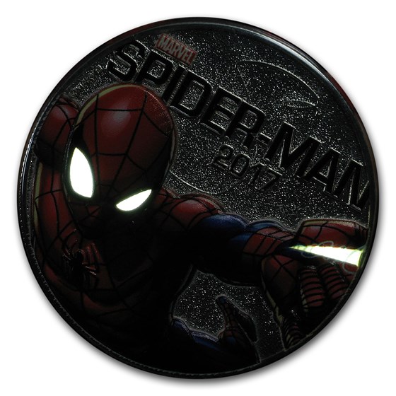 Buy 2017 Fiji 50 Cent Spiderman Light Up (Specimen) | APMEX