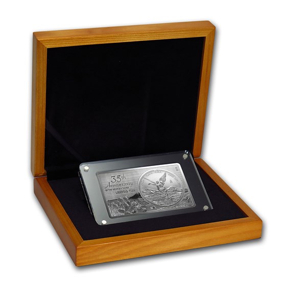 Buy 2017 Mexico 2-Pc Silver 35th Anniv of Libertad Coin/Bar Set 3 oz ...
