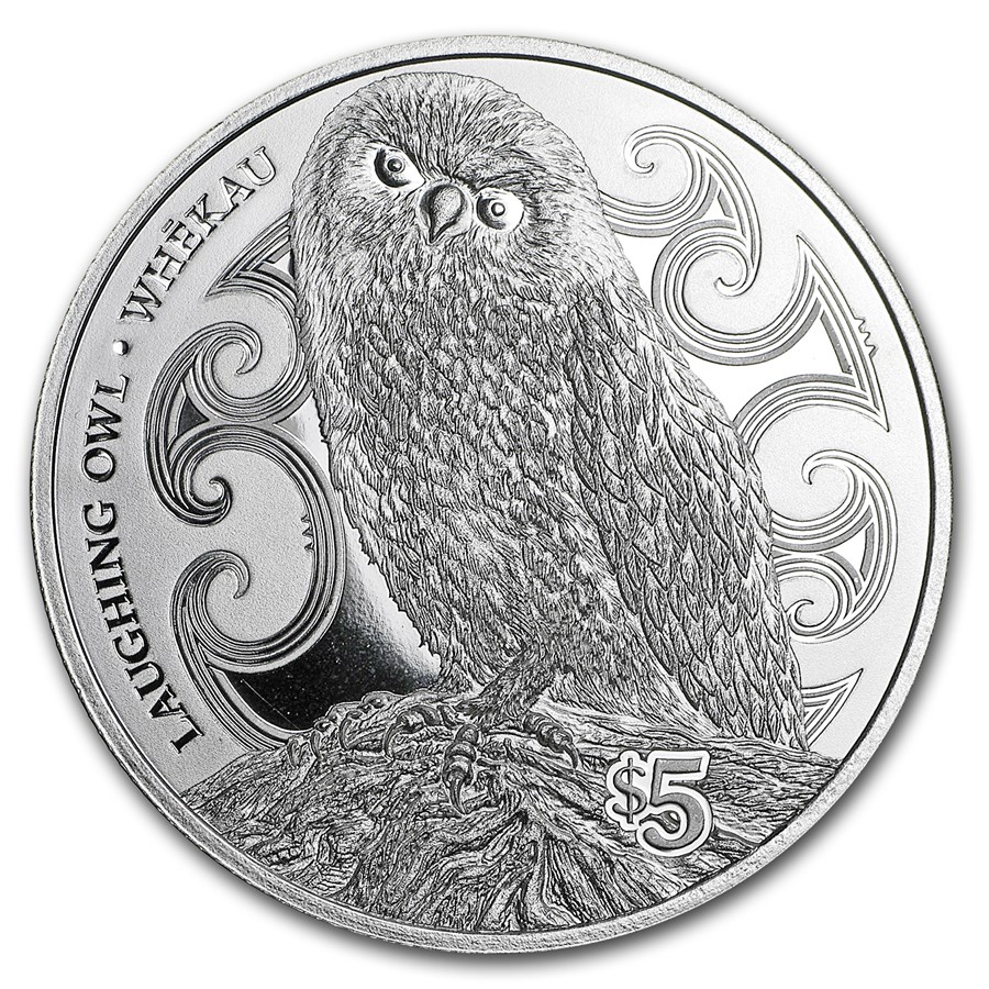 Buy 2017 New Zealand 1 oz Silver $5 Annual Coin: Laughing Owl | APMEX