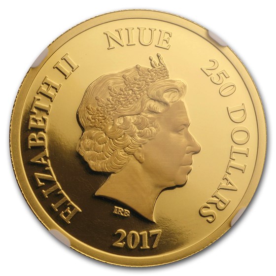 Buy 2017 Niue 1 oz Gold $250 Hawksbill Turtle PR-69 NGC | APMEX