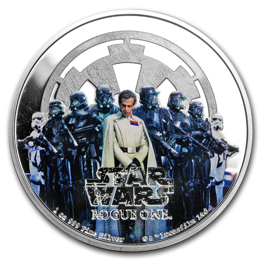 Buy 2017 Niue 1 oz Silver $2 Star Wars Rogue One Empire (Cap only) | APMEX