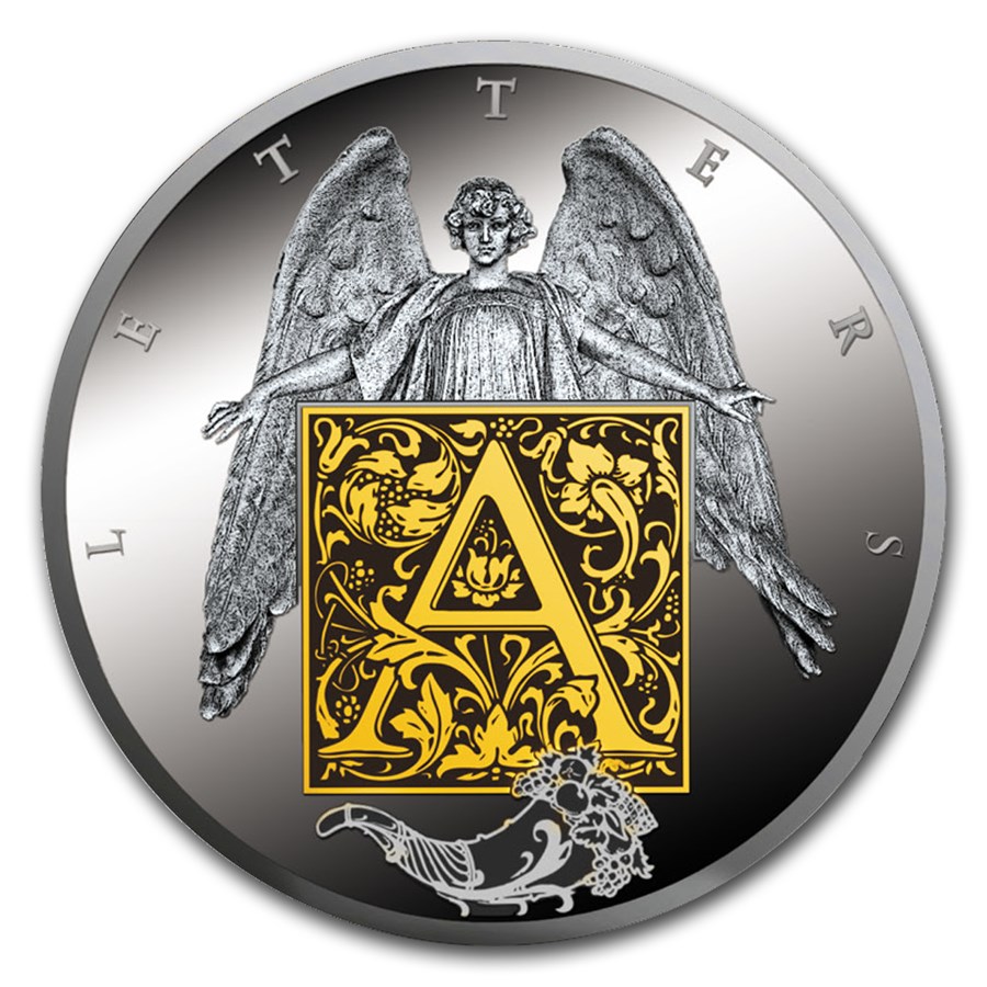 Buy 2017 Niue Silver Proof Alphabet Of Your Soul (Letter A) | APMEX