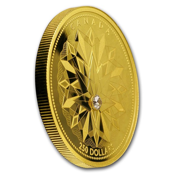 Buy 2017 RCM 2 oz Gold $250 Celebrating Canadian Brilliance Diamond | APMEX Buy 2017 RCM 2 oz Gold $250 Celebrating Canadian Brilliance Diamond | APMEX