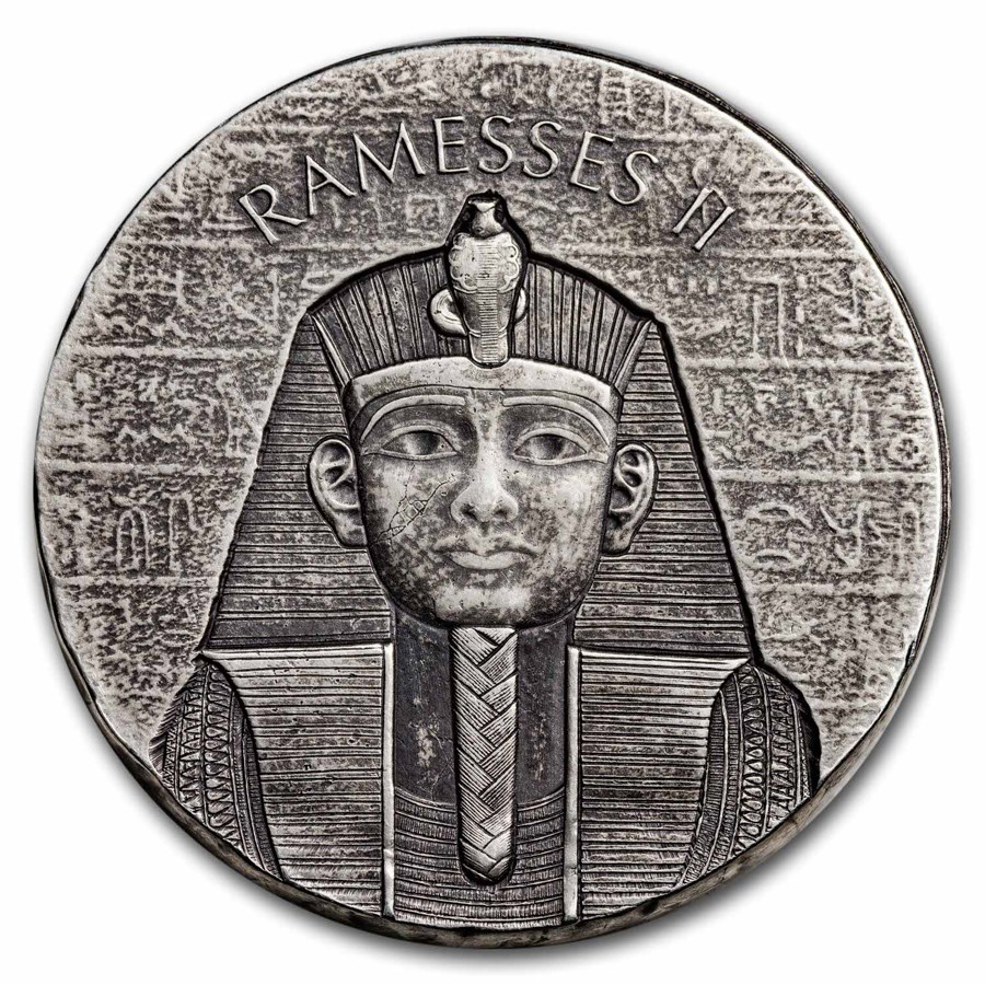 Buy 2017 Republic of Chad 2 oz Silver Ramesses II (No Box) | APMEX