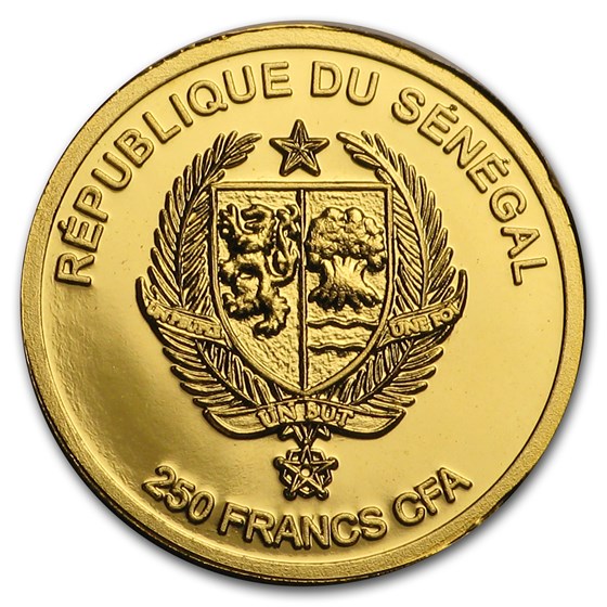 Buy 2017 Senegal Gold 250 Francs Benjamin Franklin Proof | APMEX