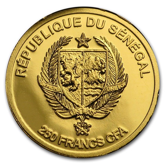 Buy 2017 Senegal Gold 250 Francs George Washington Proof | APMEX