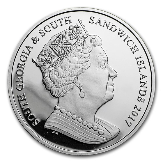 Buy 2017 South Georgia Silver £2 Whale Proof | APMEX
