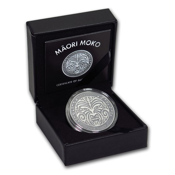 Buy 2017 Tokelau 1 oz Silver $5 Maori Moko Reverse Proof | APMEX