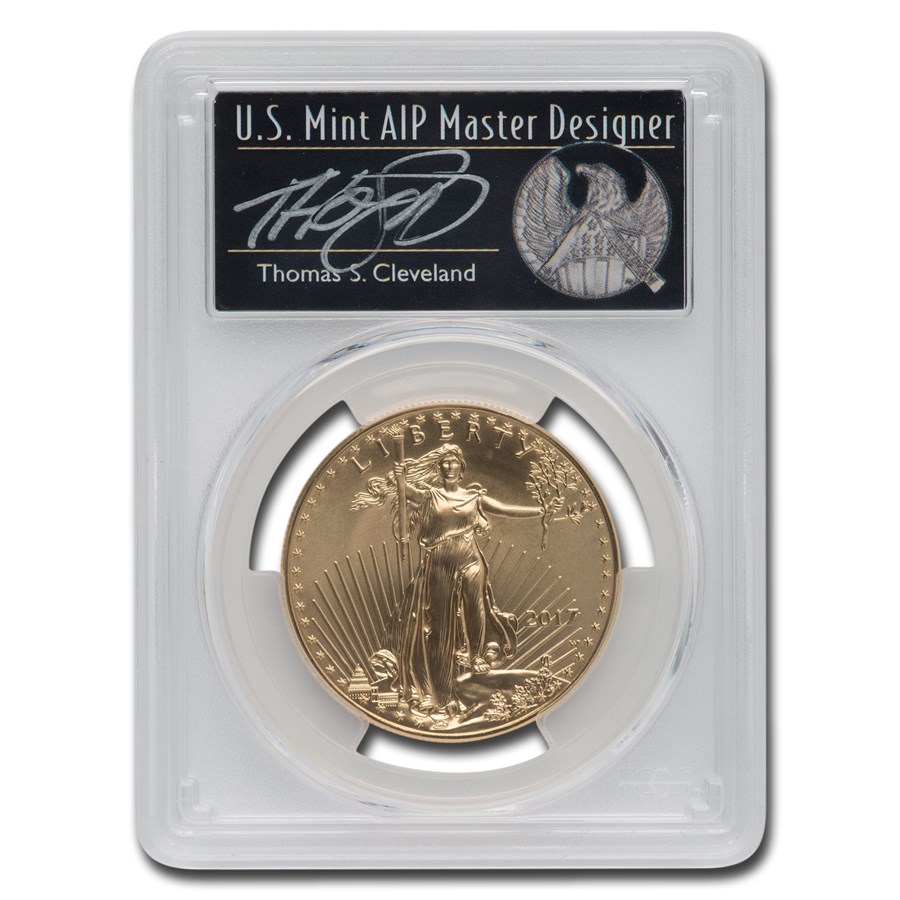 Buy 2017-W 1 oz Burnished Gold Eagle SP-70 PCGS | APMEX