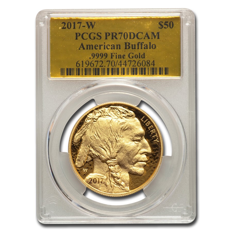 Buy 2017-W 1 oz Prf Gold Buffalo PR-70 FS Gold Foil | APMEX