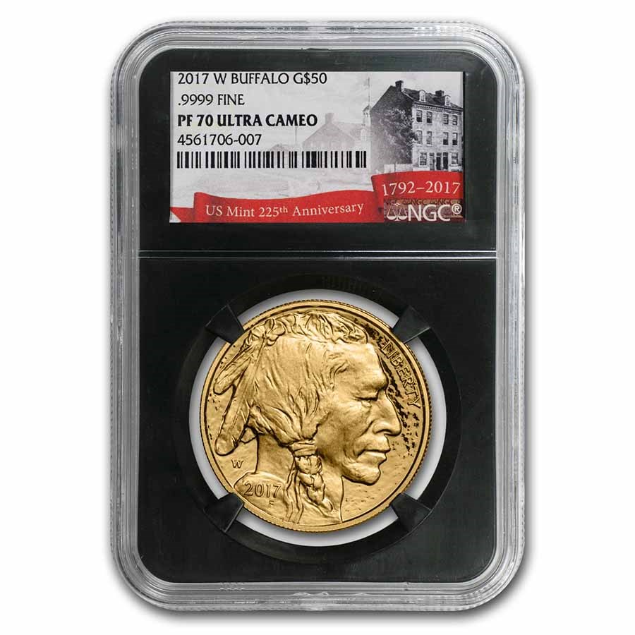 Buy 2017-W 1 oz Proof Gold Buffalo PF-70 NGC (225th Anniversary) | APMEX