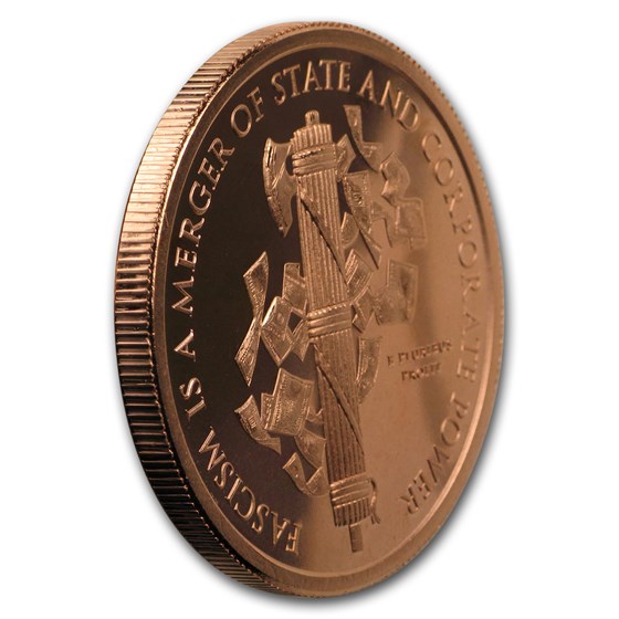 Buy 2018 1 oz Copper Shield Round - MiniMintage Fascist Axe | APMEX