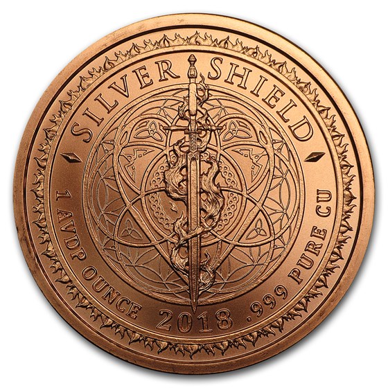Buy 2018 1 oz Copper Shield Round - MiniMintage (Mark of the Beast) | APMEX