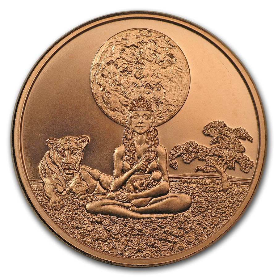 Buy 2018 1 oz Copper Shield Round - MiniMintage (Queen Within) | APMEX