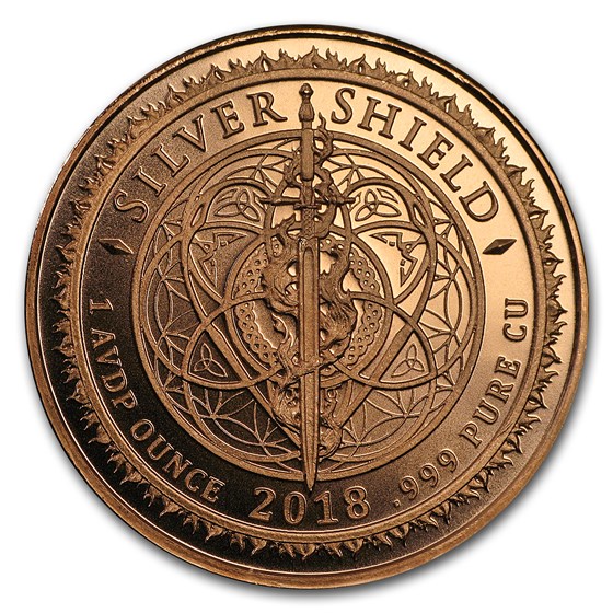 Buy 2018 1 oz Copper Shield Round - Peace on Earth | APMEX