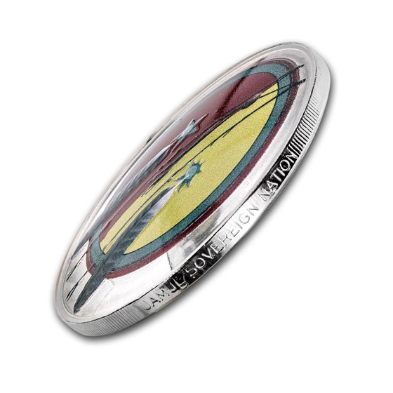 Buy 2018 1 oz Silver Domed Native American Weapons Comanche Spear | APMEX