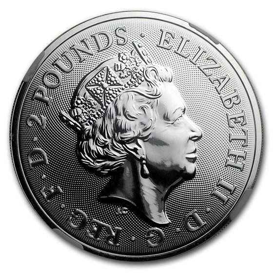 Buy 2018 1 oz Silver Landmarks of Britain Tower Bridge MS-69 NGC ER | APMEX