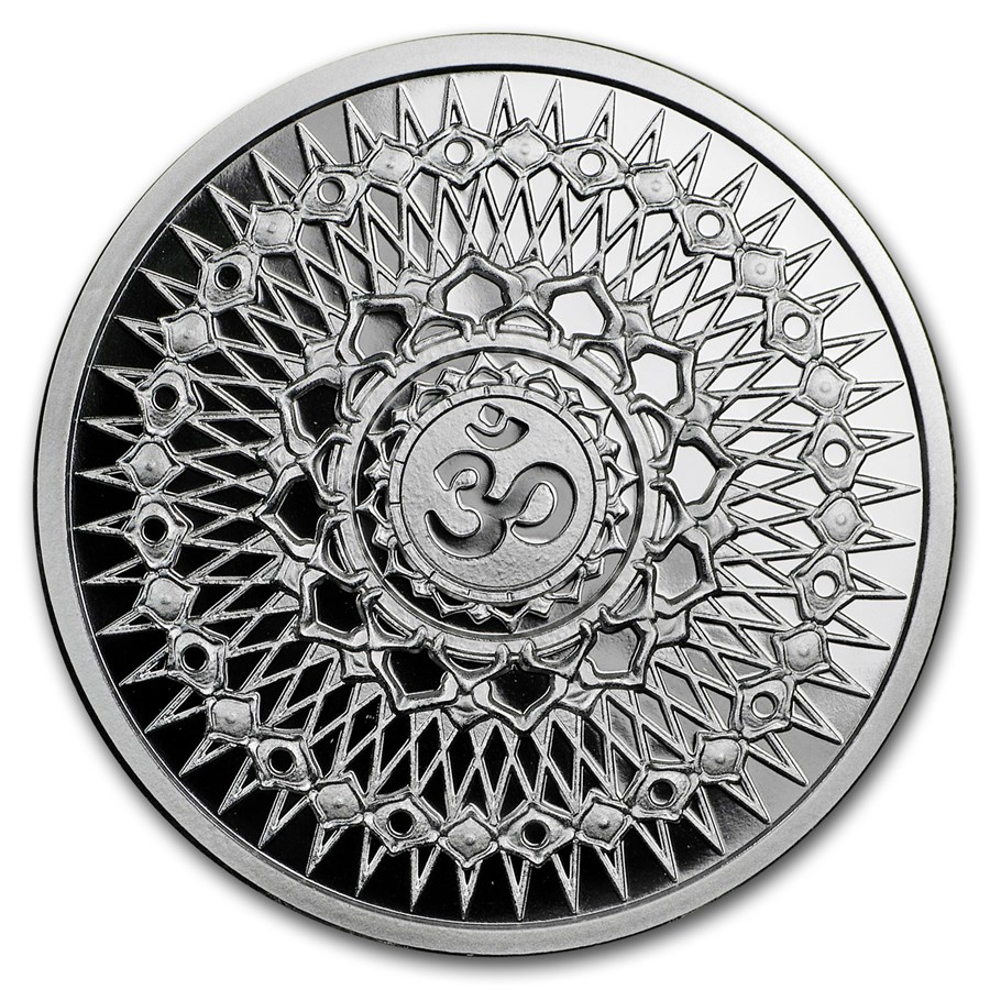 Buy 2018 1 oz Silver Shield PF Round - MiniMintage Crown Chakra | APMEX