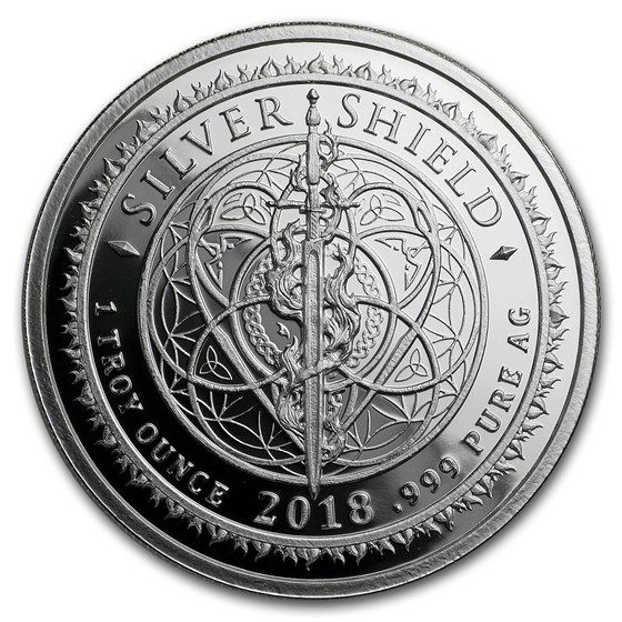 Buy 2018 1 oz Silver Shield Proof Round - MiniMintage Dig Deeper | APMEX