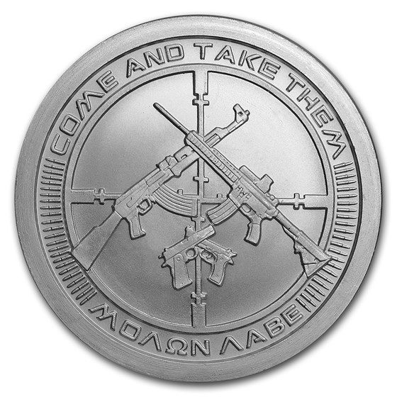 Buy 2018 1 oz Silver Shield Round - AG-47 Come and Take It | APMEX