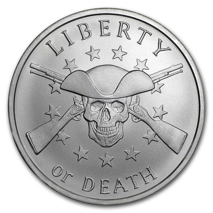 Buy 2018 1 oz Silver Shield Round - Liberty or Death | APMEX