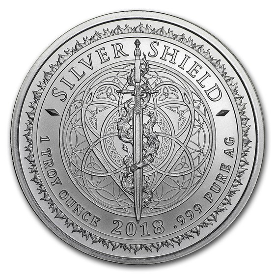 Buy 2018 1 oz Silver Shield Round - Liberty or Death | APMEX