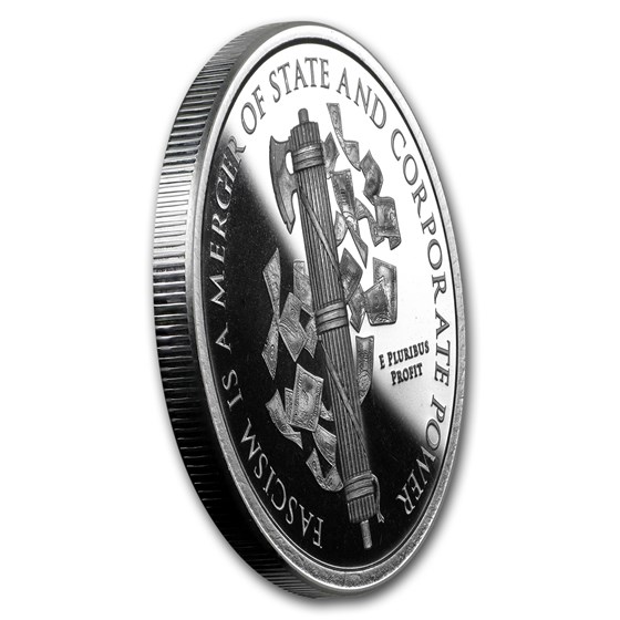 Buy 2018 1 oz Silver Shield Round - MiniMintage Fascist Axe | APMEX