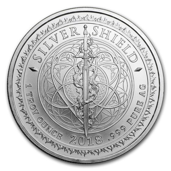 Buy 2018 1 oz Silver Shield Round - MiniMintage (King Within) | APMEX