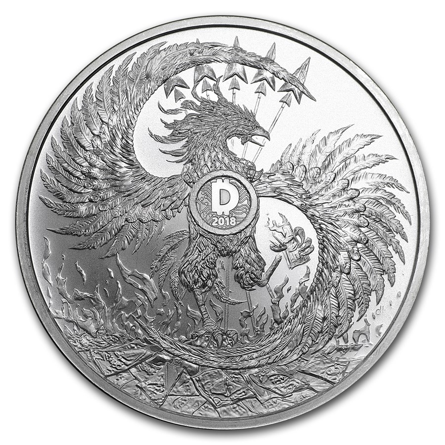 Buy 2018 1 oz Silver Shield Round - MiniMintage (Mark of the Beast) | APMEX