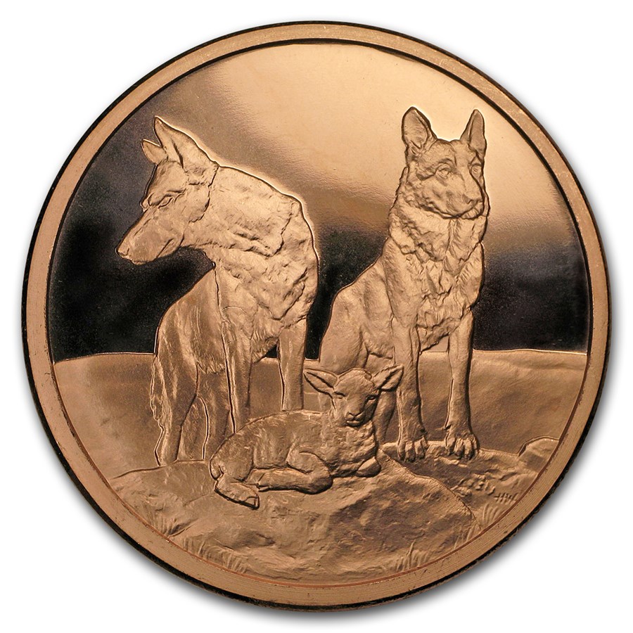 Buy 2018 2 oz Copper Shield Round - MiniMintage Aware & Prepared | APMEX