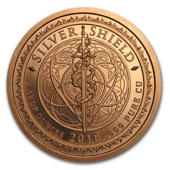 Buy 2018 2 oz Copper Shield Round - MiniMintage Trivium Girls | APMEX