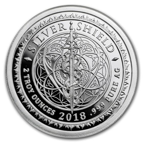 Buy 2018 2 oz Silver Shield PF Round - MiniMintage Mark of the Beast ...