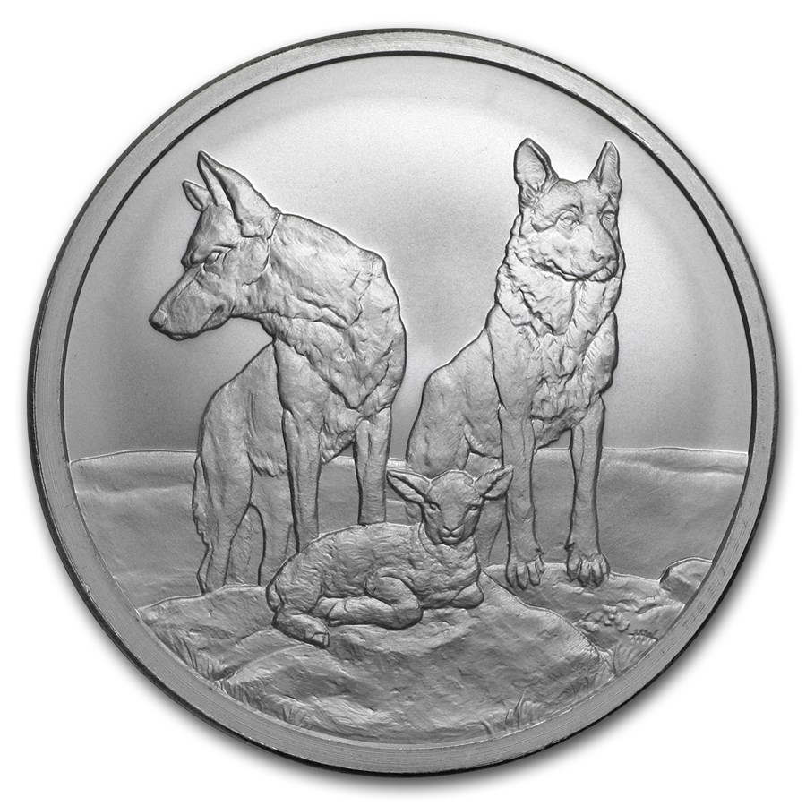 Buy 2018 2 oz Silver Shield Round - MiniMintage Aware & Prepared | APMEX