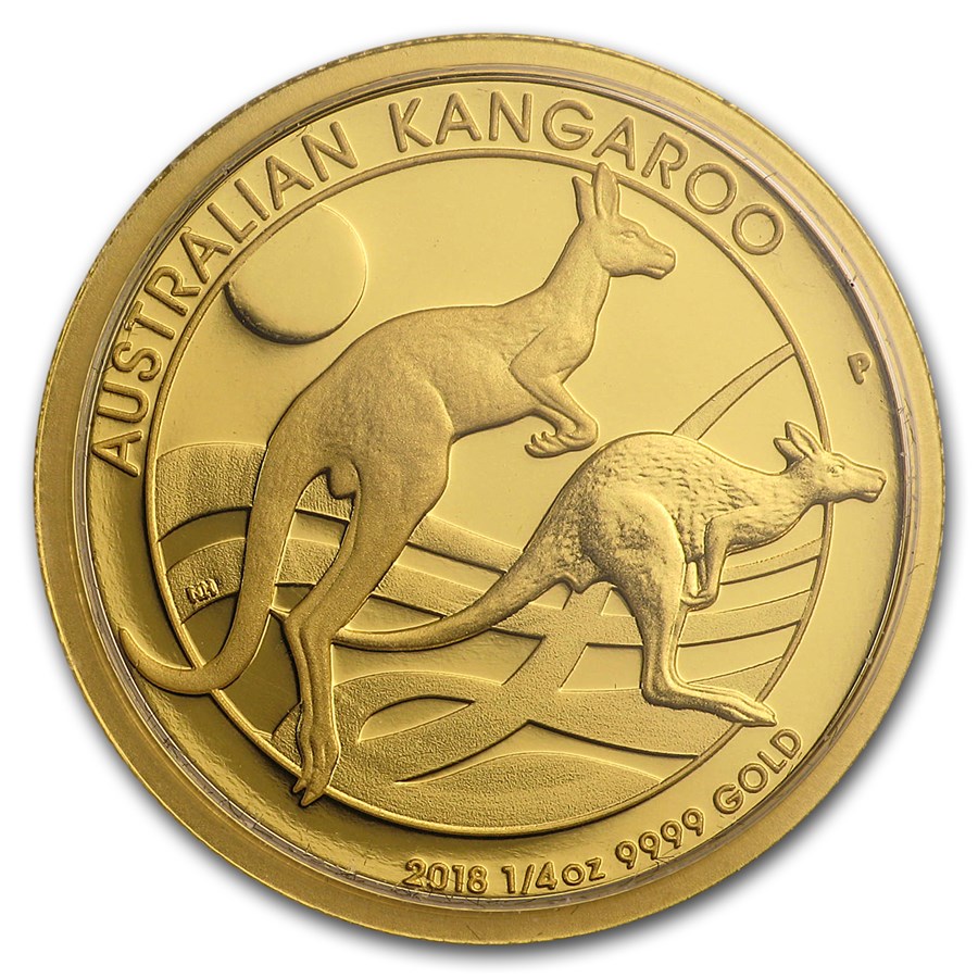 Buy 2018 Australia 1/4 oz Gold Kangaroo Proof | APMEX