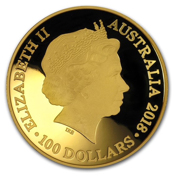 Buy 2018 Australia 1 oz Gold $100 Map of the World Domed Proof Coin | APMEX
