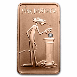 Buy 2018 Australia 1 oz Pink Gold Pink Panther Diamond Ingot (No COA ...