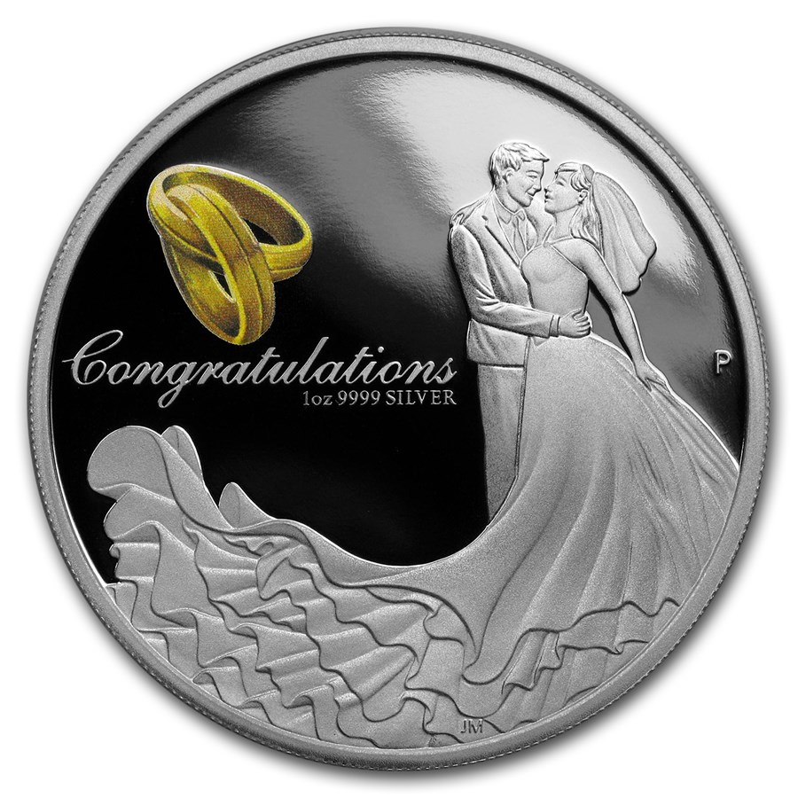 Buy 2018 Australia 1 oz Silver Wedding Proof | APMEX