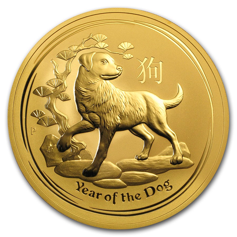 Buy 2018 Australia 10 oz Gold Lunar Dog BU | APMEX
