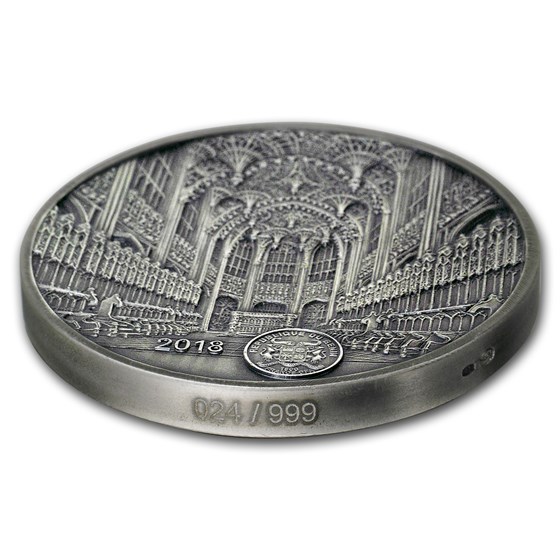Buy 2018 Benin 100 gram Silver 1,500 Fr Mauquoy Westminster Abbey | APMEX