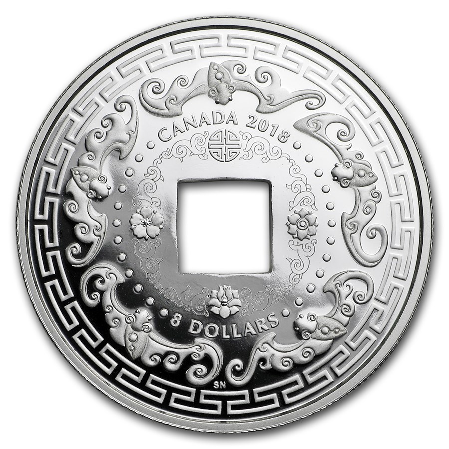 Buy 2018 Canada 2/3 oz Silver $8 Good Luck Charms: Five Blessings | APMEX