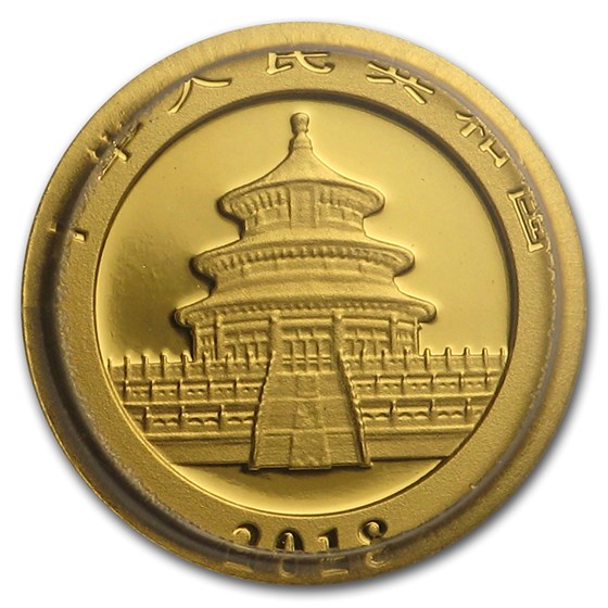 Buy 2018 China 1 gram Gold Panda MS-70 PCGS (FS) | APMEX