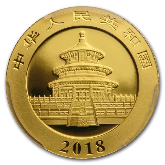 Buy 2018 China 5-Coin Gold Panda Set MS-70 PCGS (FS, Yin-Yang) | APMEX