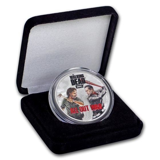 Buy 2018 Cook Islands 1 oz Silver $2 AMC Walking Dead Coin | APMEX