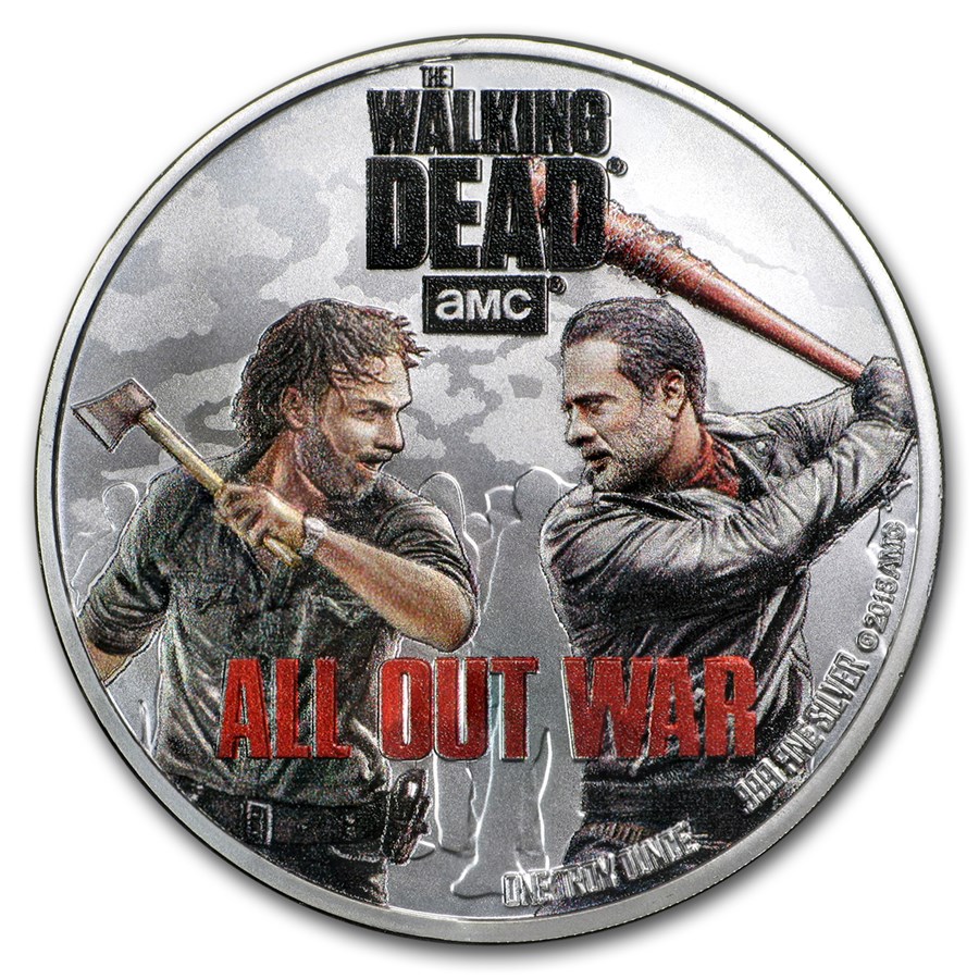 Buy 2018 Cook Islands 1 oz Silver $2 AMC Walking Dead Coin | APMEX